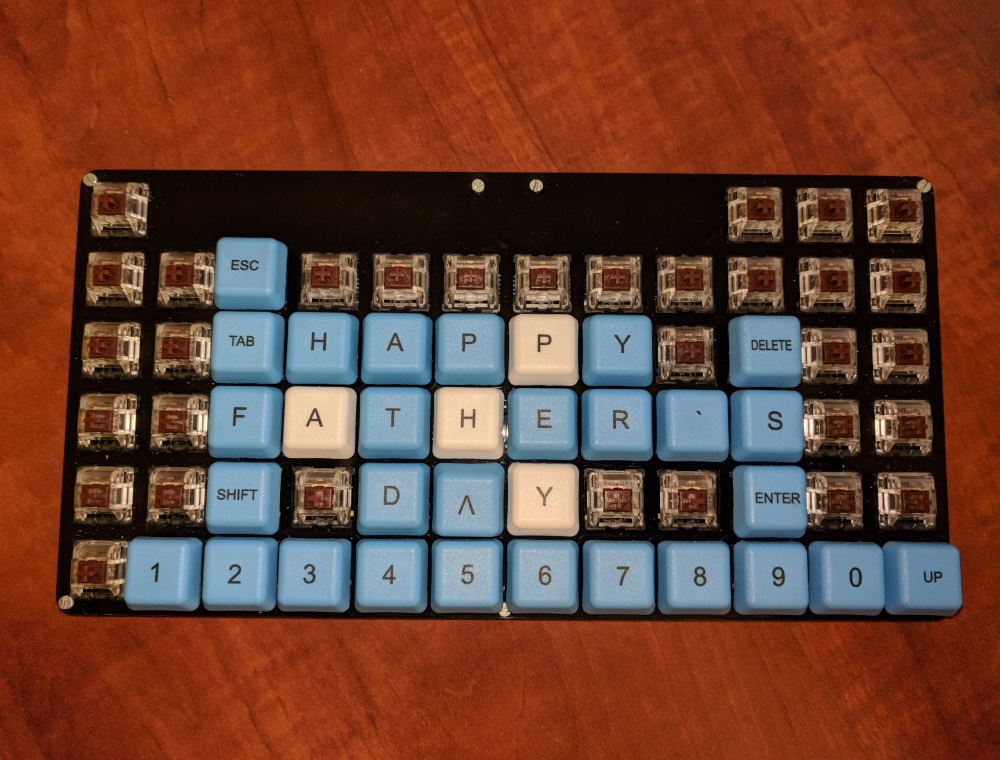 May daughter made me a keyboard for fathers day... : MechanicalKeyboards