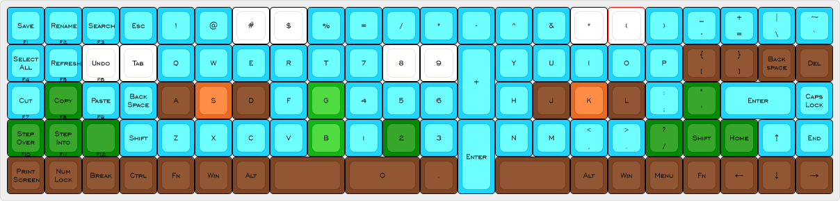 60% Super Mario Bros. concept : r/MechanicalKeyboards